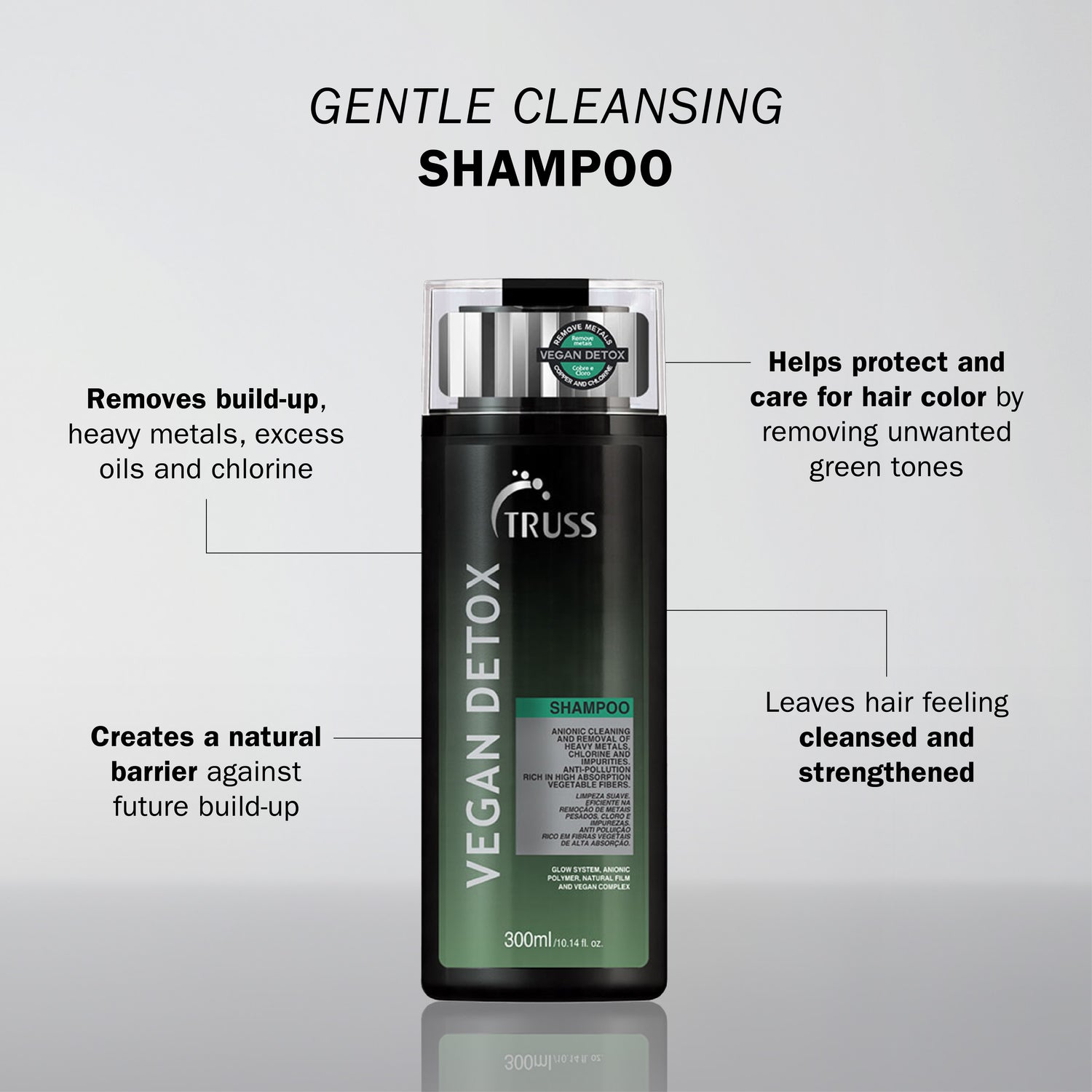 VEGAN DETOX SHAMPOO 300 ML/10.14 FL.OZ